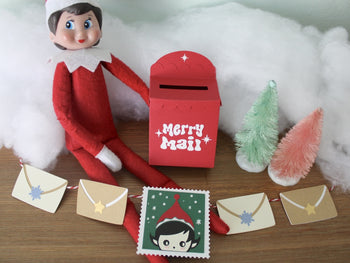Merry Mail Elf Mailbox and Letter Banner – Cardstock Warehouse
