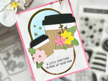 Perk Up Coffee Cup Card – Cardstock Warehouse