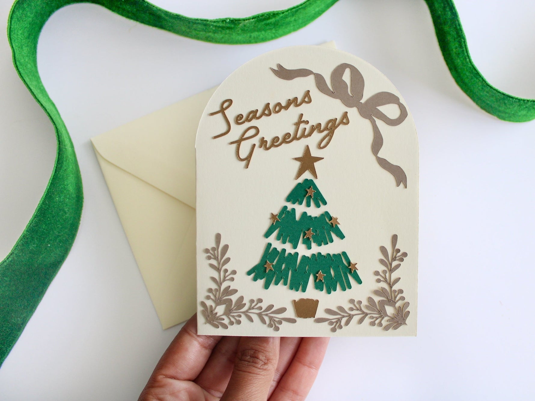 Rustic Christmas Handmade Card – Cardstock Warehouse
