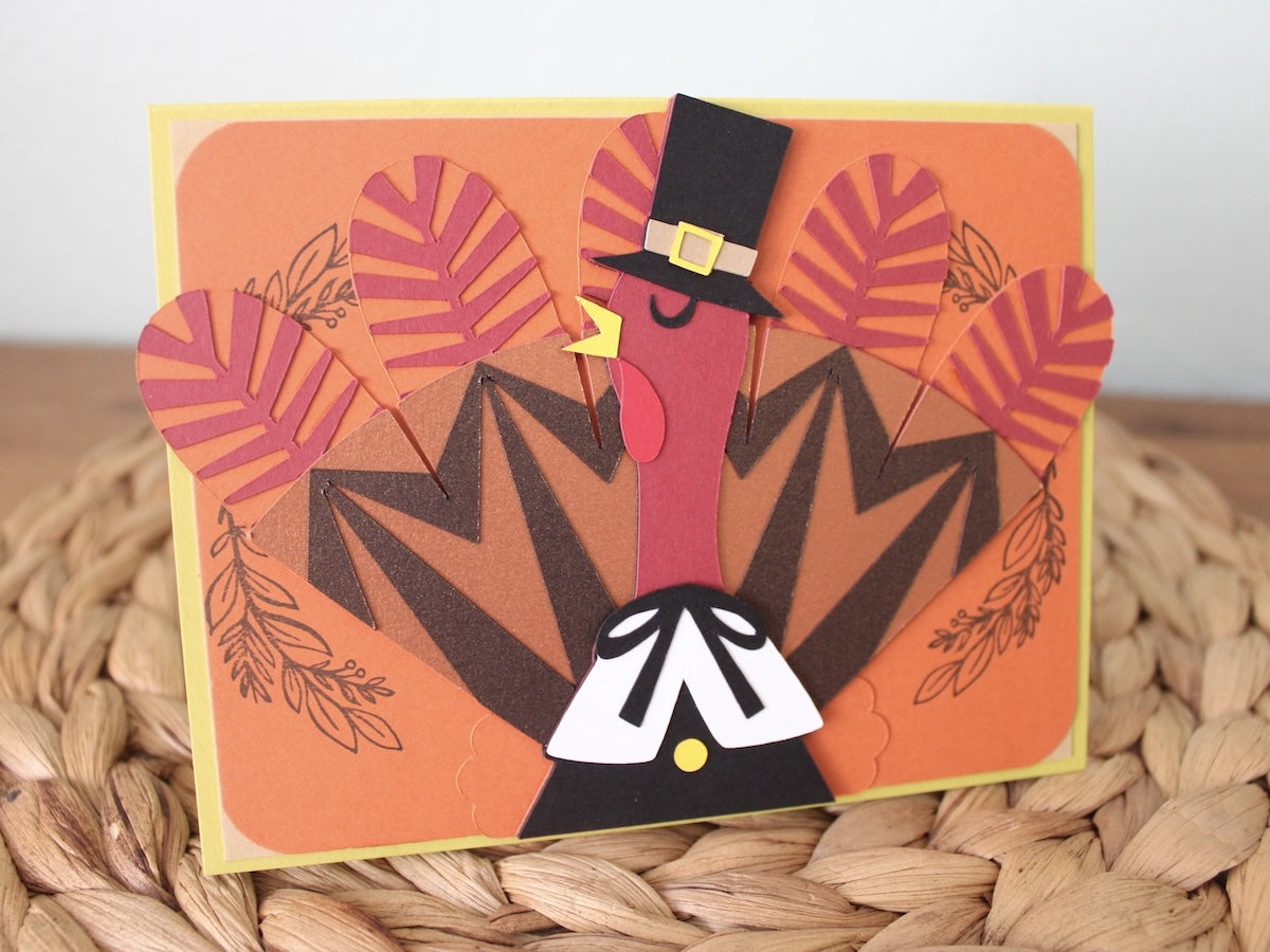 Pilgrim Turkey Handmade Card – Cardstock Warehouse
