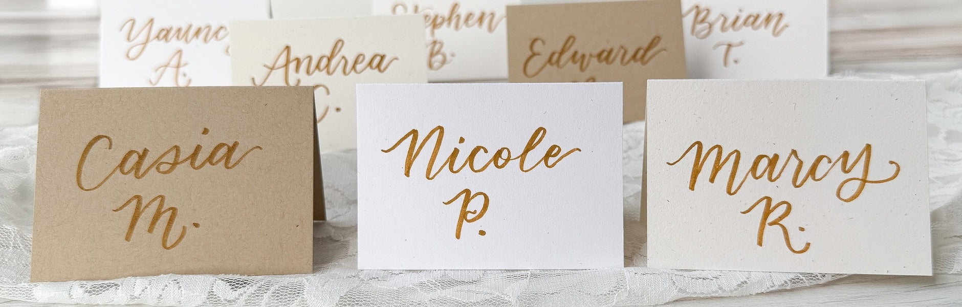 Speckletone Folded Place Cards – Cardstock Warehouse