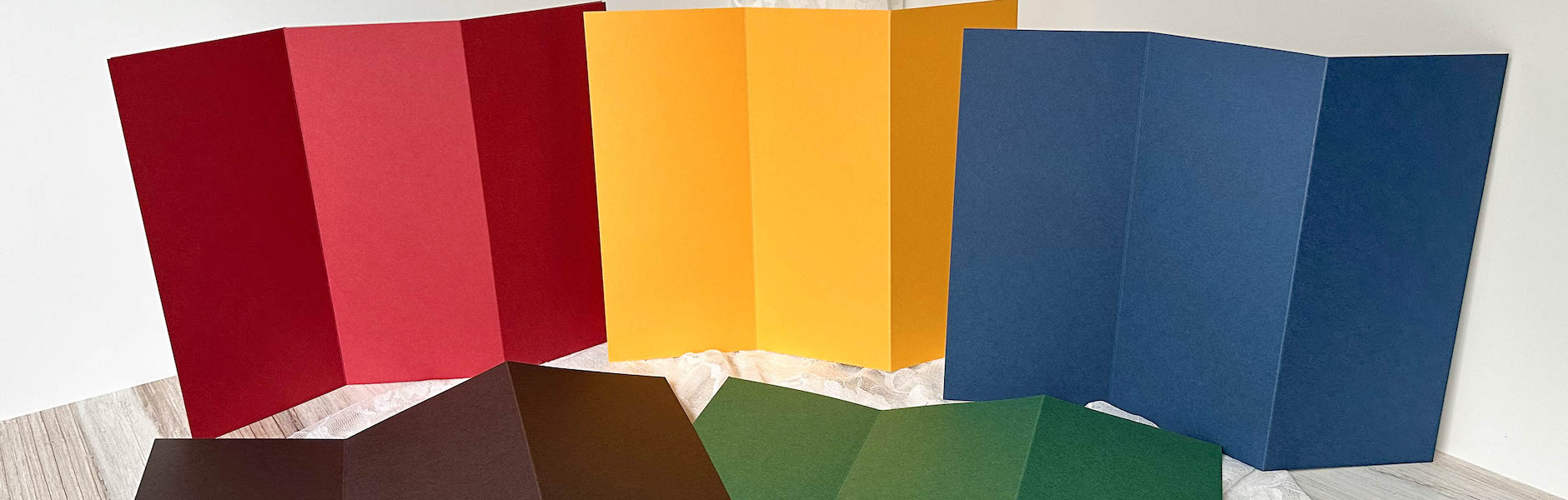 Red Tri Fold Poster Board
