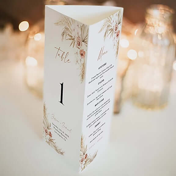 Print Tri Fold Menus and Programs | We Print Your Design – Cardstock ...