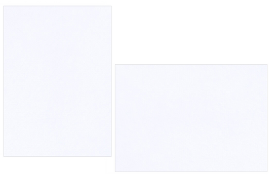 White Frost Flat Panel Cards | Colorplan Cardstock – Cardstock Warehouse