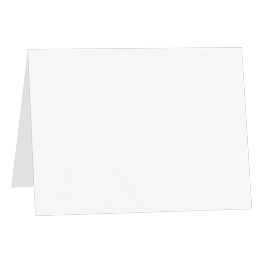 Speckletone Starch White Folded Place Cards – Cardstock Warehouse