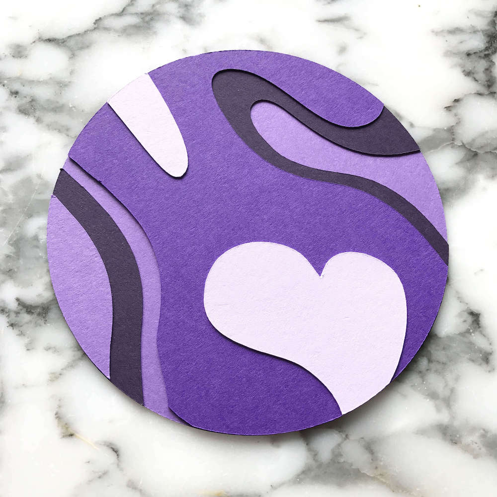 Grapesicle / Lavendar Pop-Tone | Solid-Core Cardstock – Cardstock Warehouse